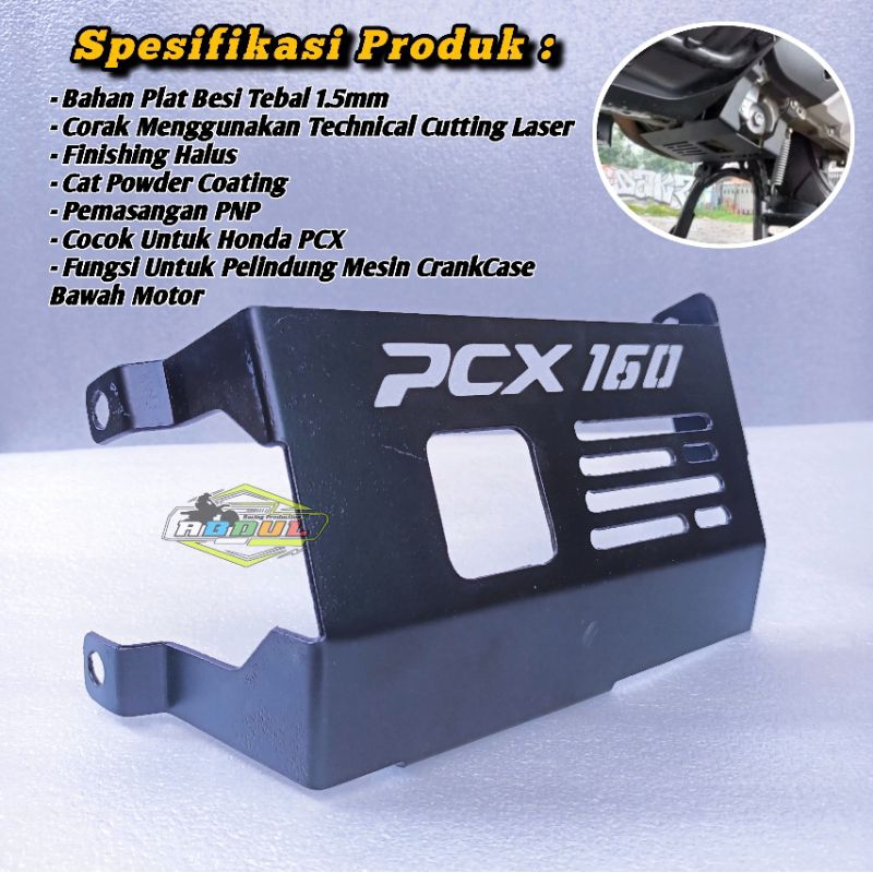 Jual Cover Engine Honda PCX 160/Engine Guard Motor Honda PCX 160 ...