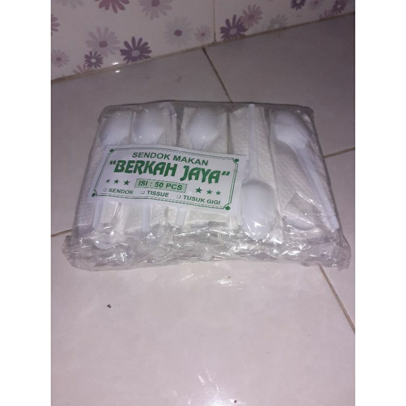 Jual Paket Sendok + tisue + tusuk gigi u/ catering , (isi 50 pcs ...