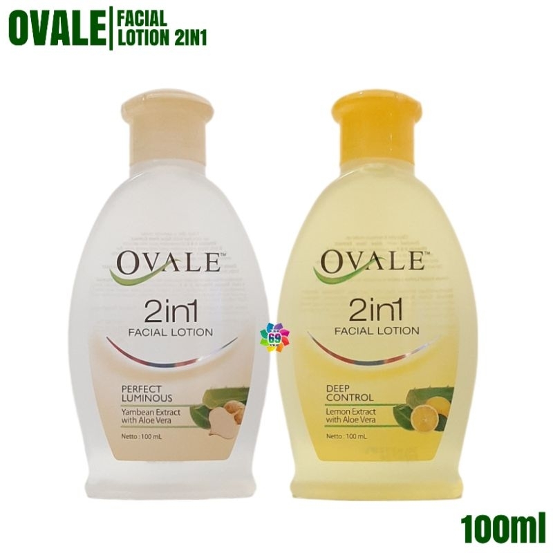 Jual Ovale 2in1 Facial Lotion 100ml BPOM (Satuan) | Shopee Indonesia