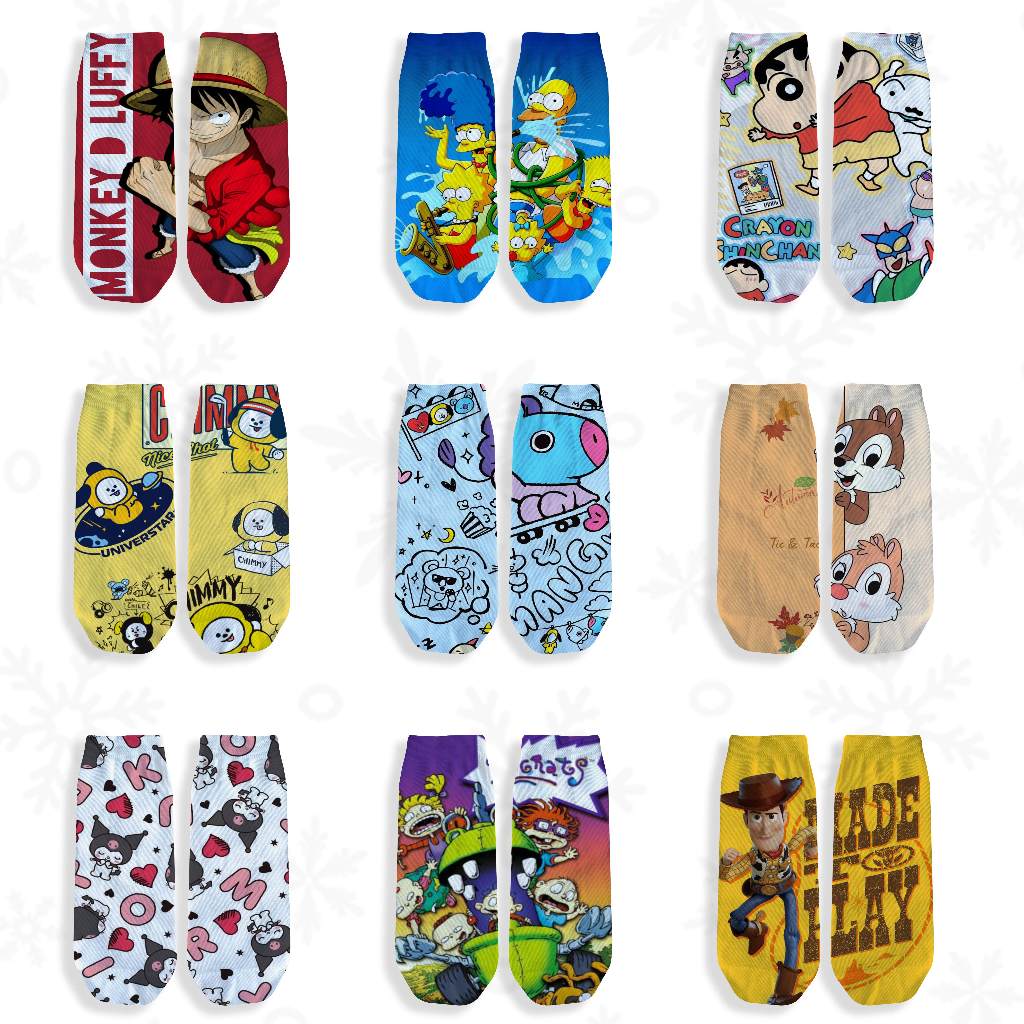 Jual THIS IS PEMO - Kaos Kaki Full Print Pendek Mata Kaki Dewasa // MK6 ...