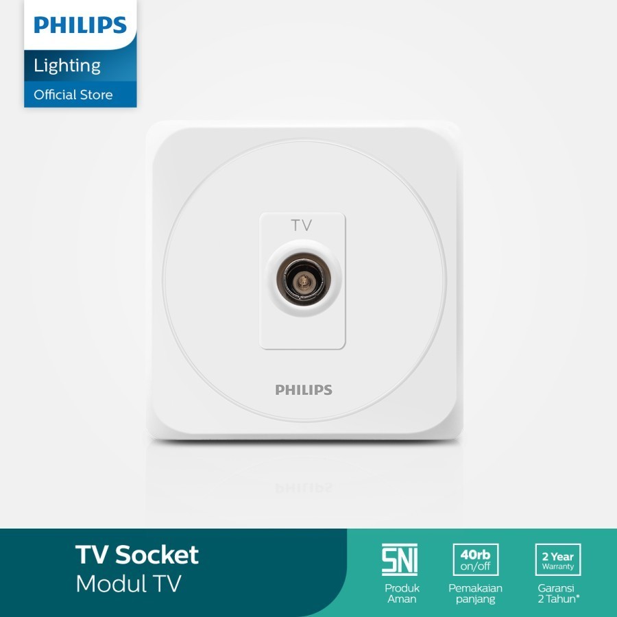 Jual Philips Simply TV Socket Outlet | Shopee Indonesia