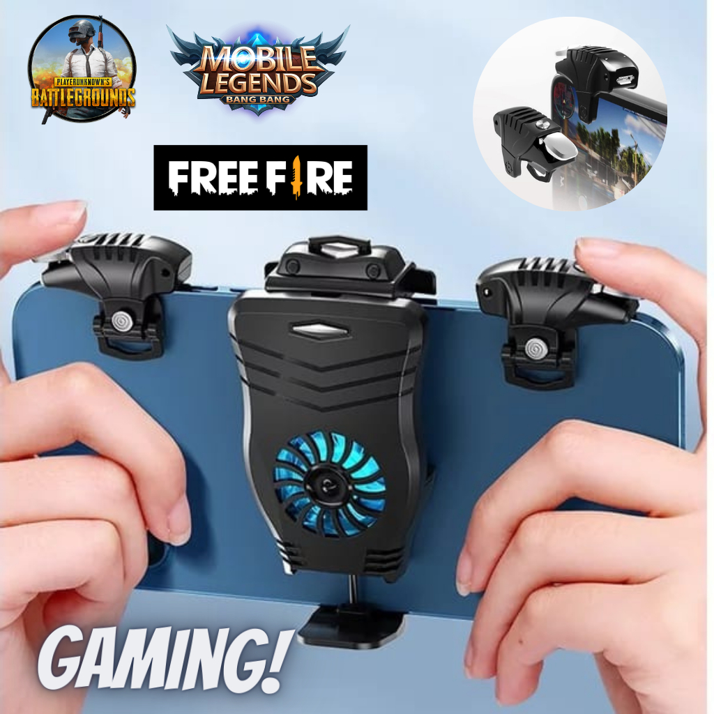 Jual Fan Cooler Gaming Pendingin Hp Gaming RGB Charger Cooling Fan ...