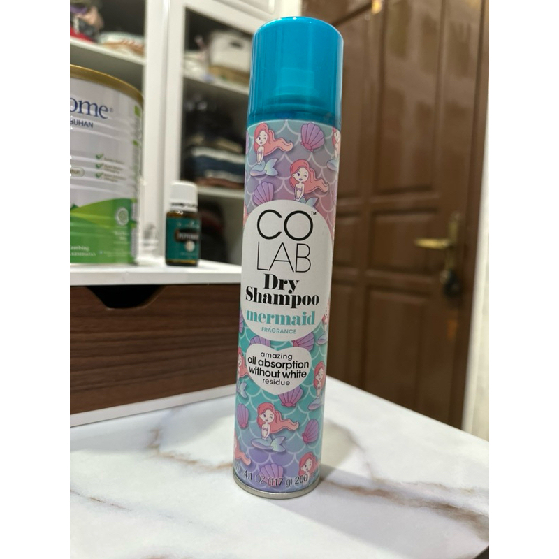 Jual PRELOVED COLAB DRY SHAMPOO MERMAID ISI 70% | Shopee Indonesia