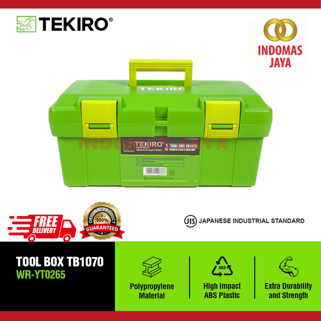 Jual TEKIRO TOOL BOX PLASTIK TB 902 (0210) /TOOL PLASTIK / TOOLS - ALAT PERKAKAS TEKIRO Tool Box ...
