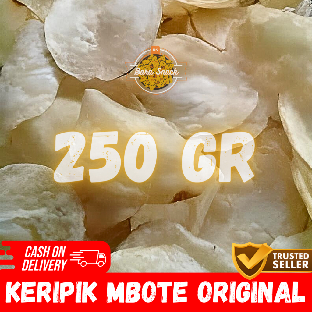 Jual [ 250gr ] Keripik Mbote Original Cap Singa Mas Premium / Camilan ...