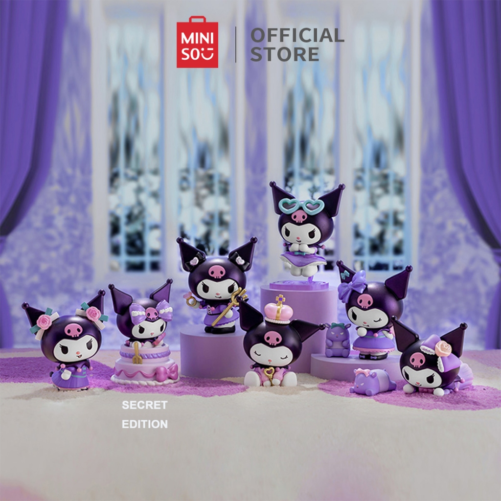 Jual MINISO Kuromi Sanrio Kotak Buta Blind Box Model Figur Kotak Buta ...