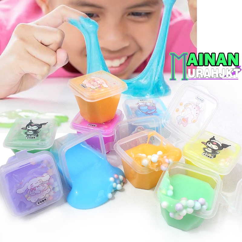 Jual MAINAN ANAK MURAH SLIME KUROMI SANRIO KOTAK MINI ML-8526 BENTUK ...