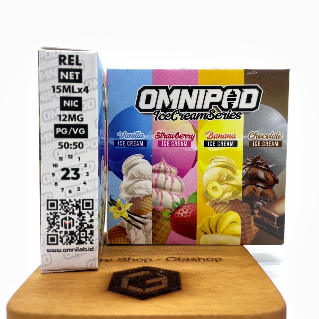 Jual SALT - Omnipod ICE CREAM Series 4 x 15ml Pods Friendly Pack Liquid ...