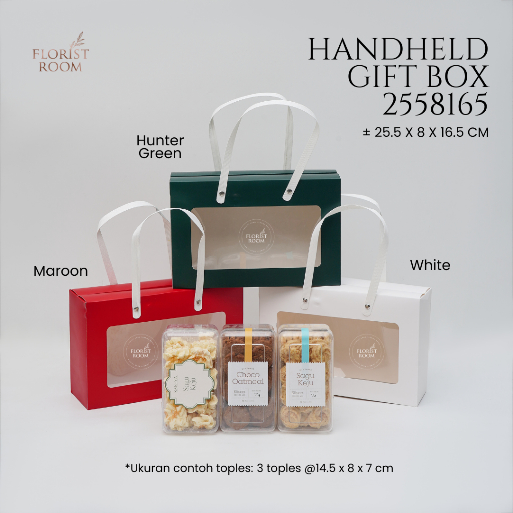 Jual HANYA BOX - Handheld GIftbox 2558165 - Kotak Lipat Kue Hamper Kado ...