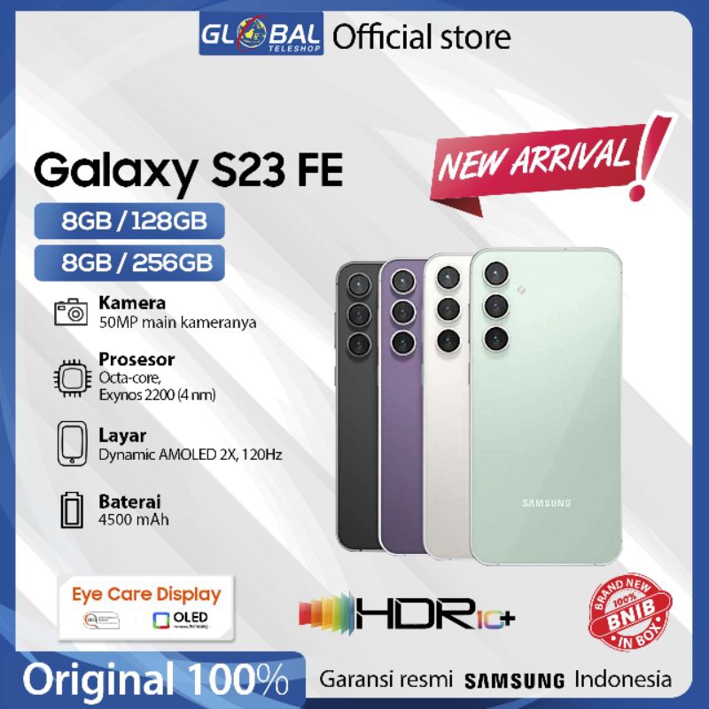 Jual Samsung Galaxy S23 FE 5G 8/128GB 8/256GB Garansi Resmi | Shopee ...