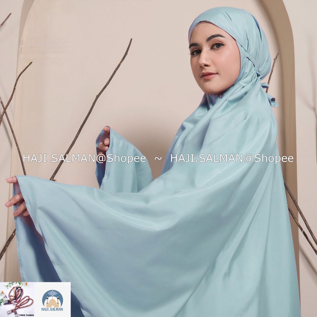 Jual HAJI.SALMAN MUKENA DEWASA TRAVELING MINI POUCH 2in1 RESLETING ...