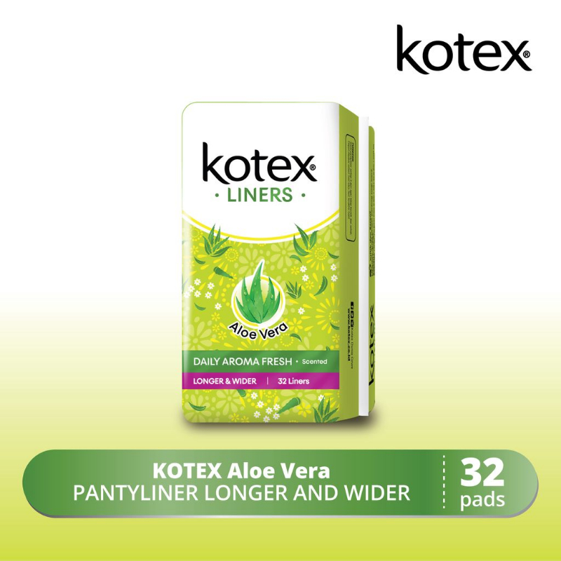 Jual Kotex Liners scented Daily Aroma Fresh Aloe vera Longer & Wider ...