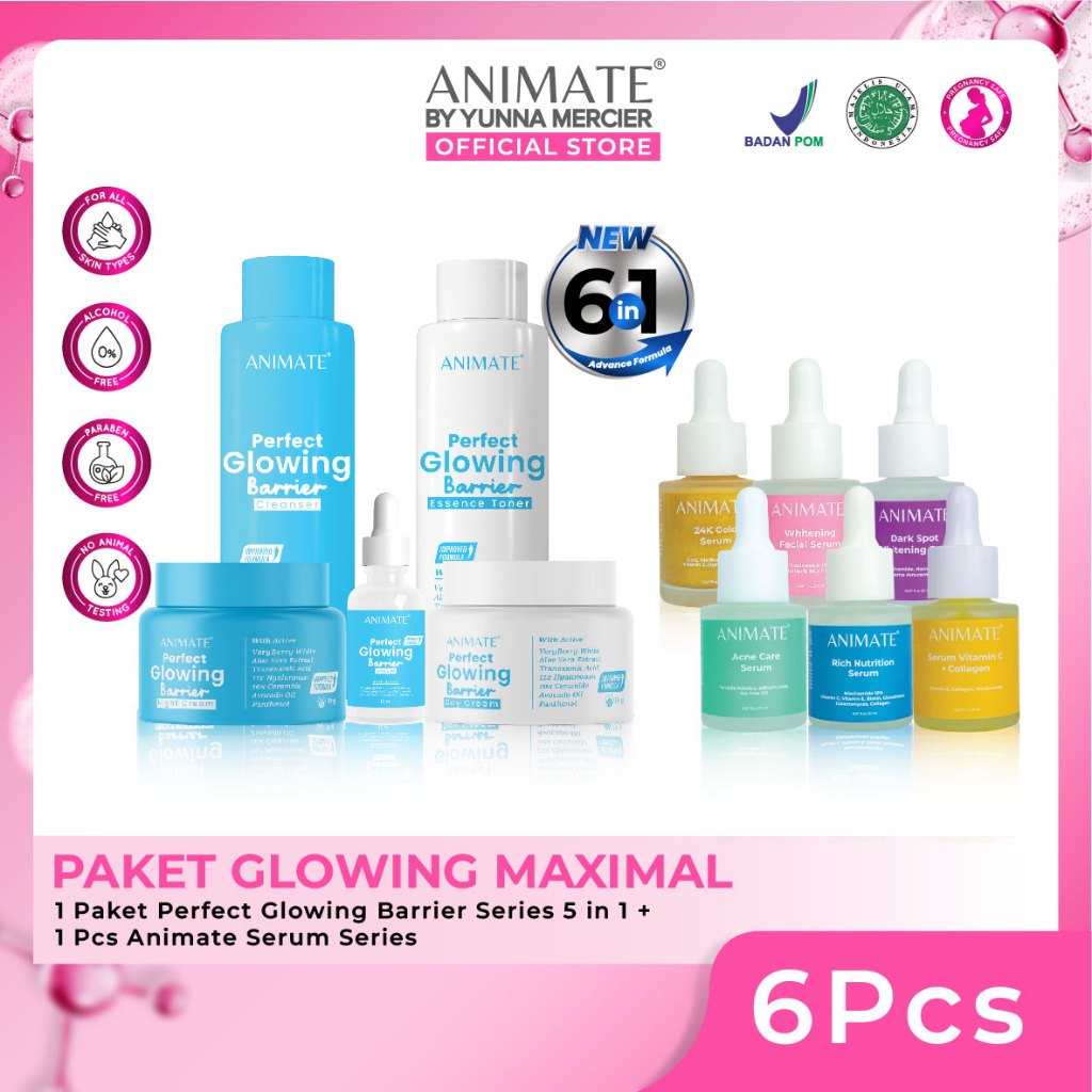 Jual Paket Glowing Maksimal (Animate Perfect Glowing Barrier Series ...