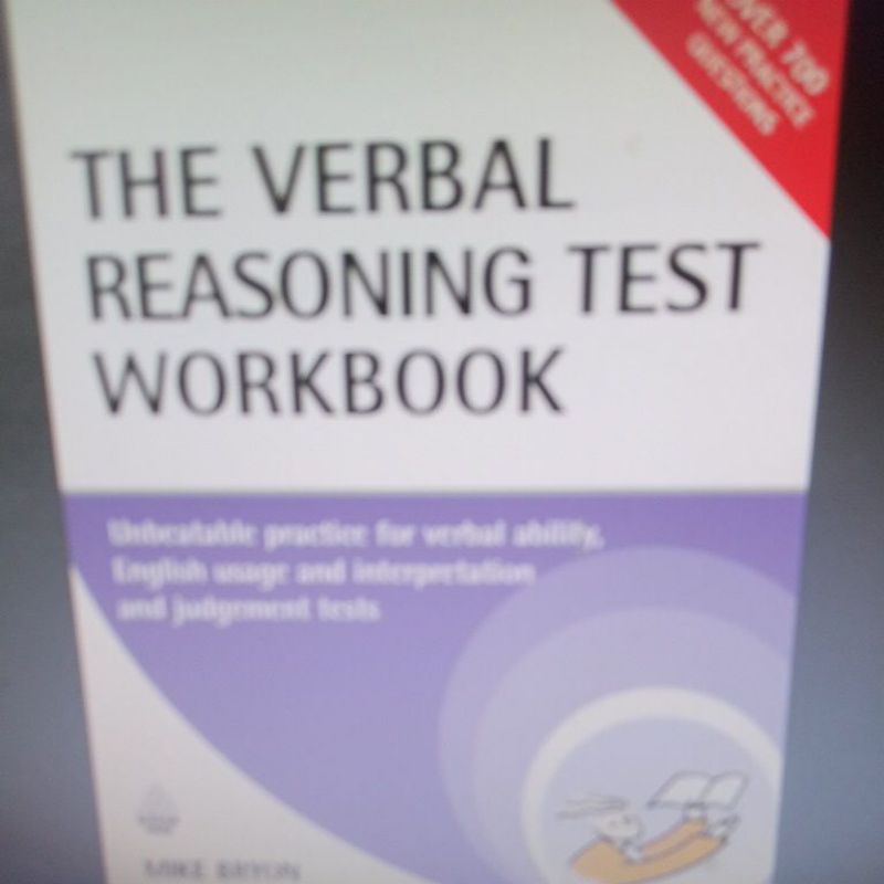 Jual buku the verbal reasoning telat workbook | Shopee Indonesia