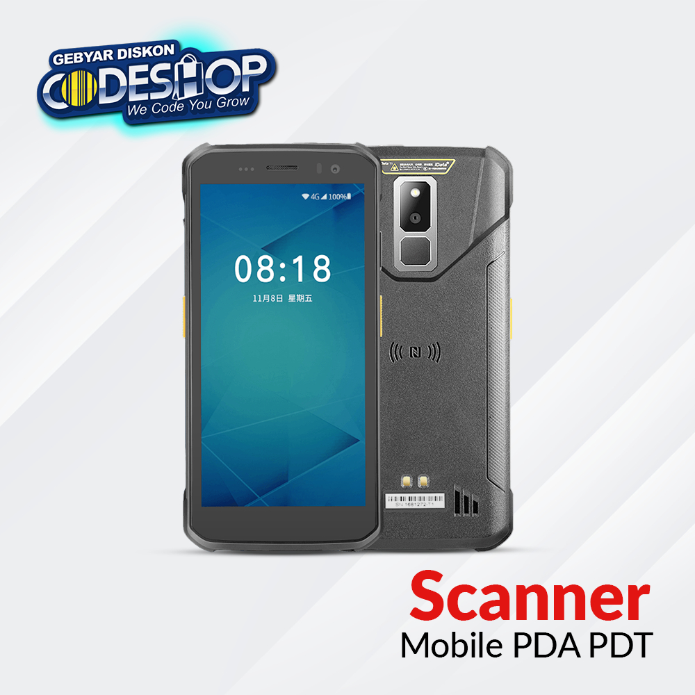 Jual iData T1 Mobile Barcode Scanner 2D PDT PDA Android Touchscreen 4G | Shopee Indonesia