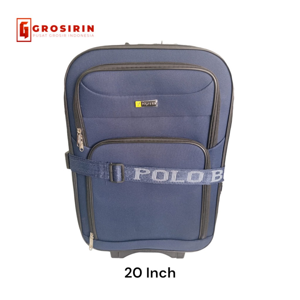 Jual Koper Kain 20 Inch Size Cabin Free Kardus | Shopee Indonesia