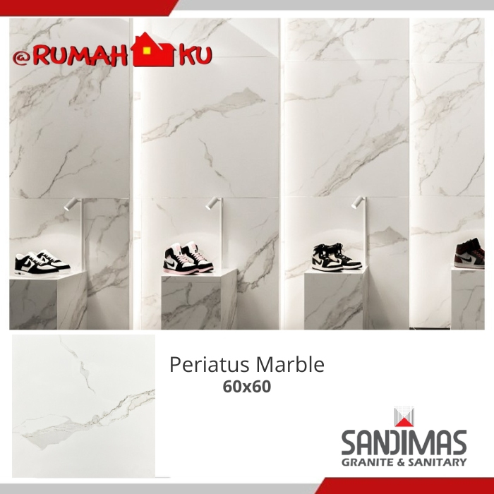 Jual SANDIMAS LANTAI GRANITE PERIATUS MARBLE 60X60 1dus isi 4pcs=1,44m2 ...