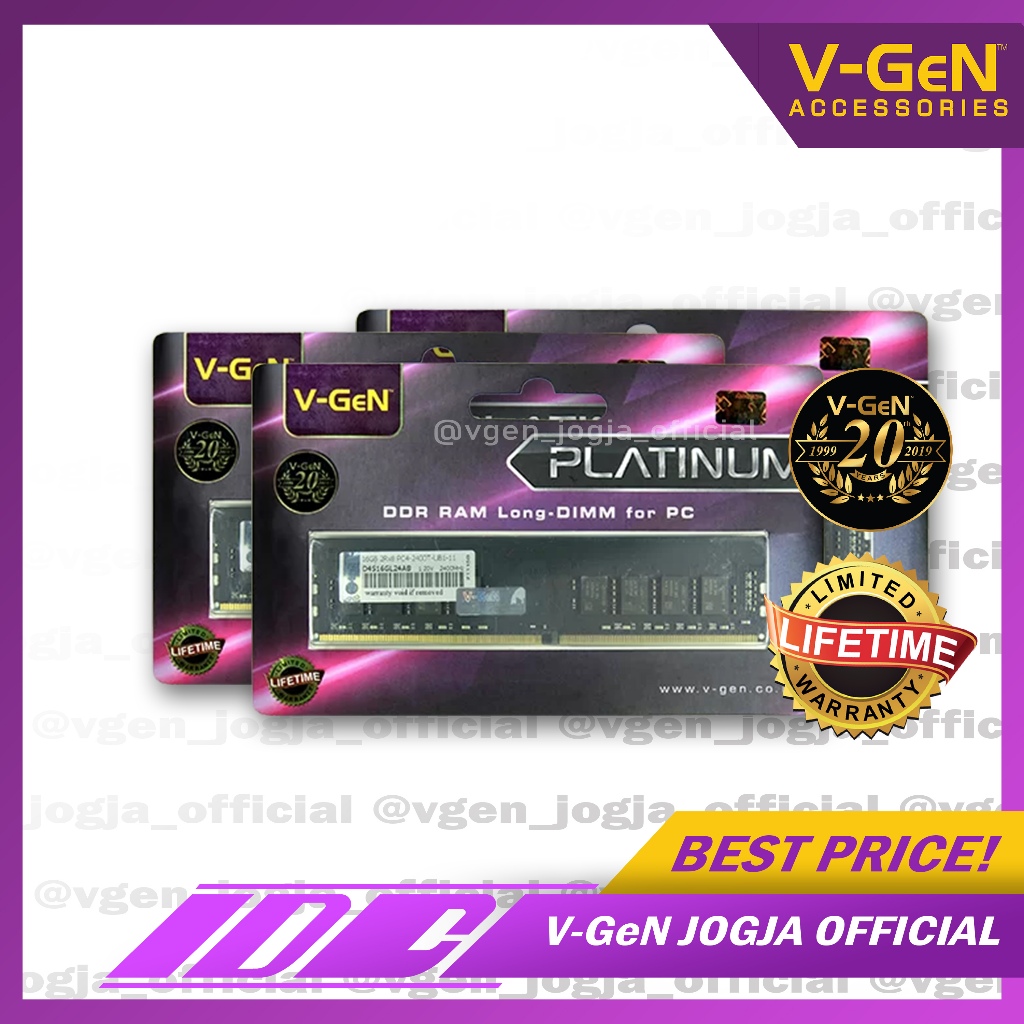 Jual RAM V-GeN Platinum DDR4 SODIMM LONGDIMM 2133 2400 2666 3200 ...