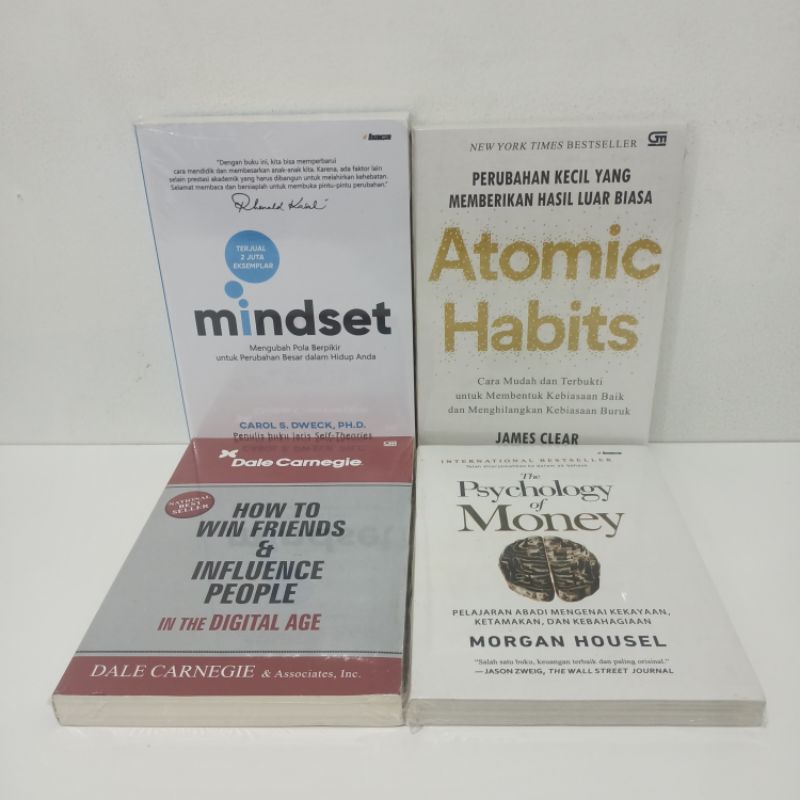 Jual Paket 4 Buku MINDSET - HOW TO WIN FRIENDS & INFLUENCE PEOPLE - THE ...