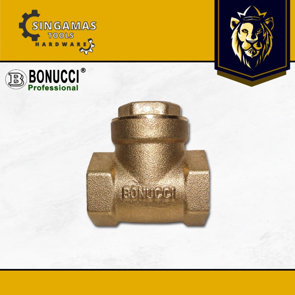 Jual BONUCCI Brass Check Valve 1/2" | Shopee Indonesia