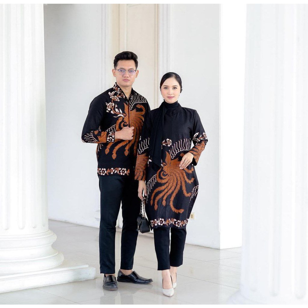 Jual Benang Raja Batik Couple Pria Wanita Katun Motif AHY | Shopee ...