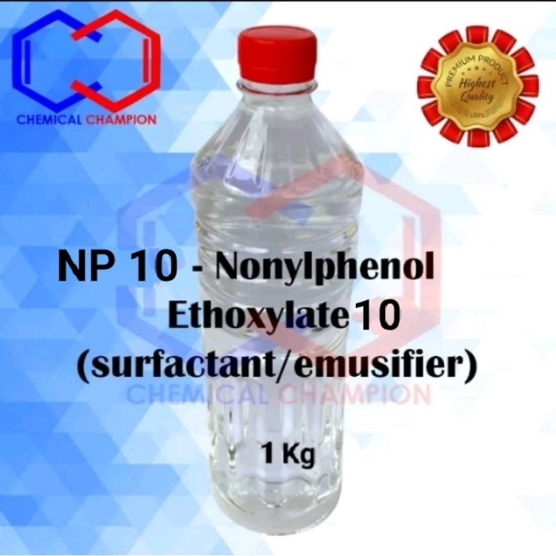 Jual NP10 / NP 10 / Nonylphenol Ethoxylate 10 (Surfactant, Emulsifier ...