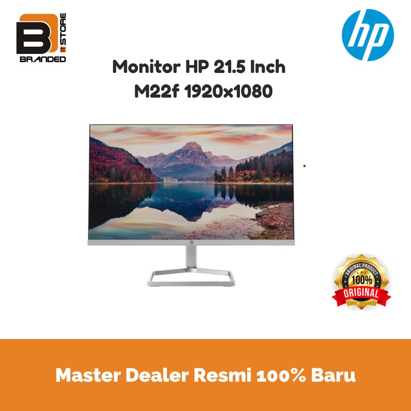Jual Monitor HP 21.5 Inch M22f 1920x1080 IPS VGA HDMI | Shopee Indonesia
