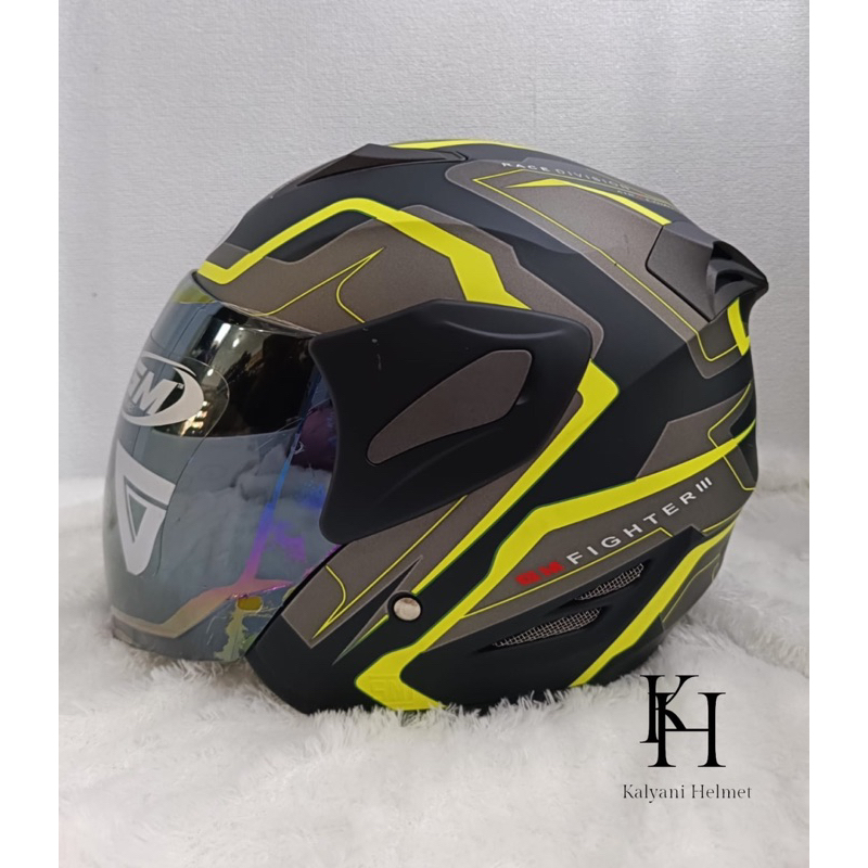 Jual Helm GM Fighter Motif | Shopee Indonesia