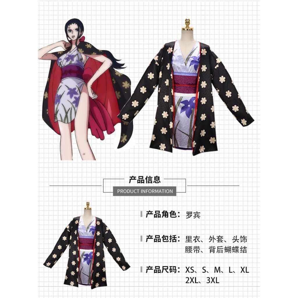 Jual WAIFUKU - PO Robin Wano One Piece Kostum Cosplay Costume Freebrand ...