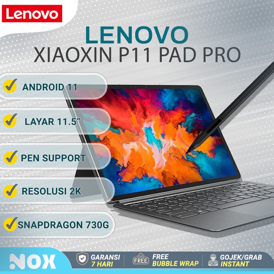 Jual Lenovo Xiaoxin Pad P11 Pro Snapdragon 730 6/128GB 11.5 WiFi GLOBALFIRM | Shopee Indonesia