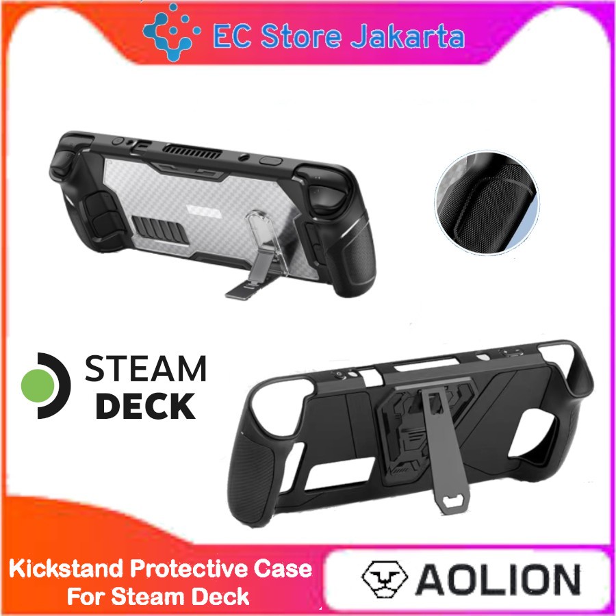 Jual Aolion Upgraded Protective Standing Case Kickstand for Steam Deck ...