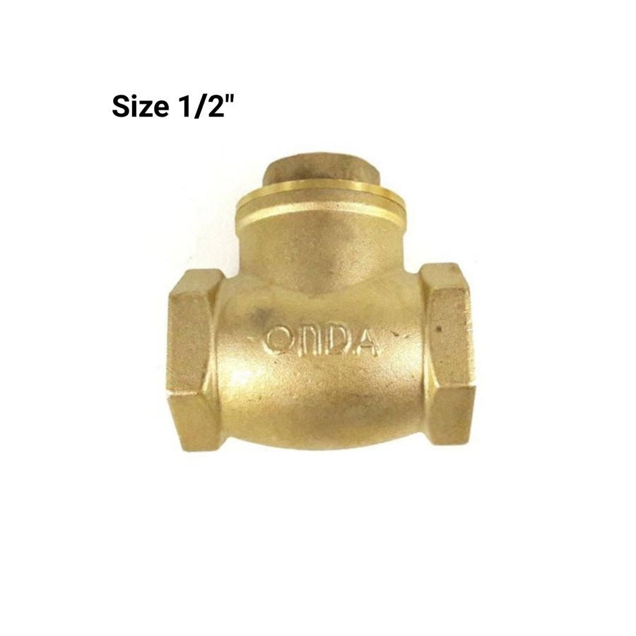 Jual Tabok Klep Valve / Swing Check Valve Kuningan 1/2 Jual Tabok Klep Valve / Swing Check Valve Kuningan 1/2