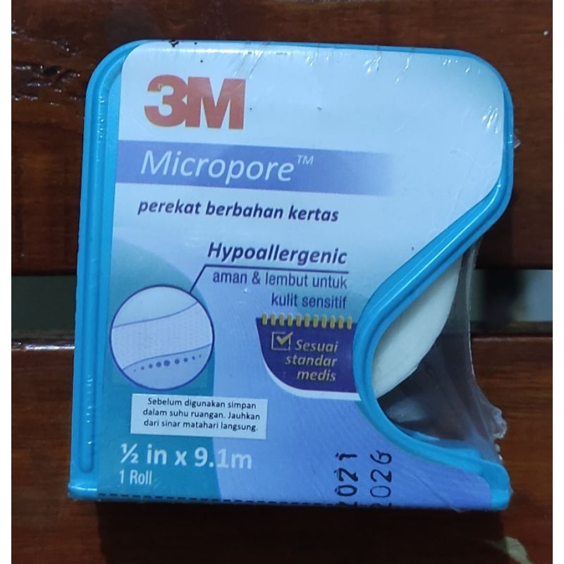 Jual Micropore 1/2 in x 5 M / 1 Inc x 5 M / 1 Inc x 9,1 M / 2 Inc x 9 ...