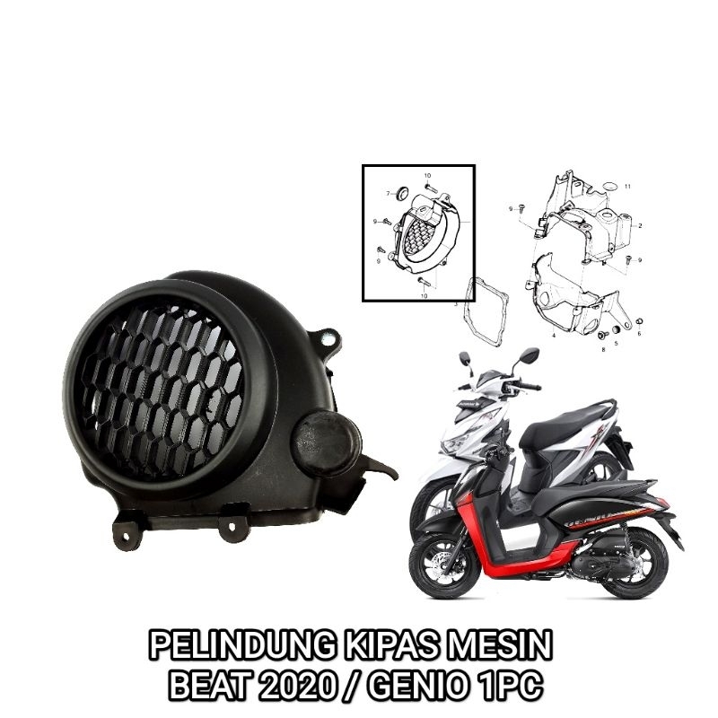 Jual Pelindung Kipas Mesin Genio - Cover Comp Cooling Fan Tutup ...