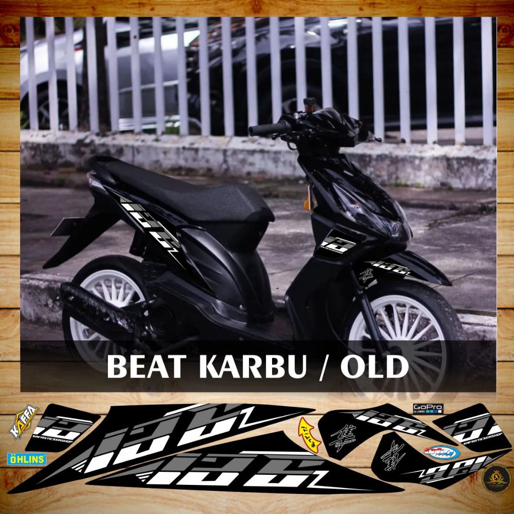 Jual Stiker Striping Variasi Beat Old Beat Karbu Beat Lama Motif List ...