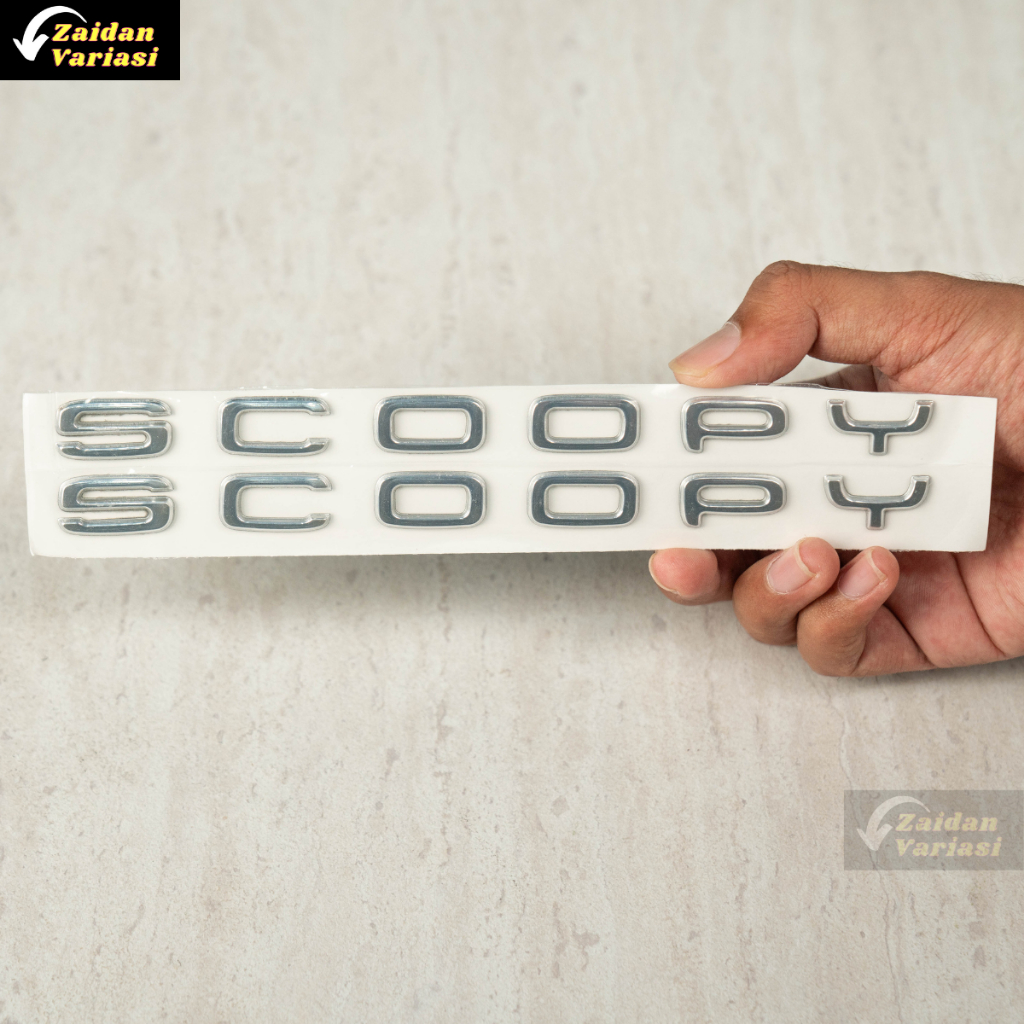 Jual Emblem Scoopy 2021 2022 2023 Logo Scopy 2018 2019 Thailand Karbu ...