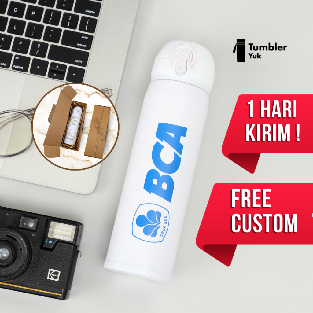 Jual Tumbler Stainless Botol Minum Custom Niagara Print UV Berwarna Bisa Nama Logo Print 1 Sisi ...