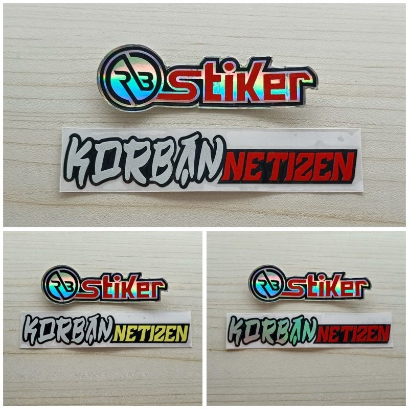 Jual STIKER KORBAN NATIZEN CUTTING STICKER LUCU | Shopee Indonesia