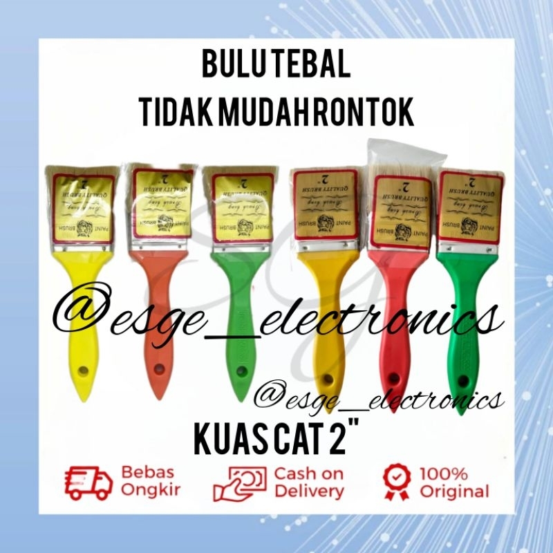 Jual KUAS CAT 2" KUAS CAT DINDING KUAS CAT TEMBOK KUAS CAT JENDELA KUAS ...