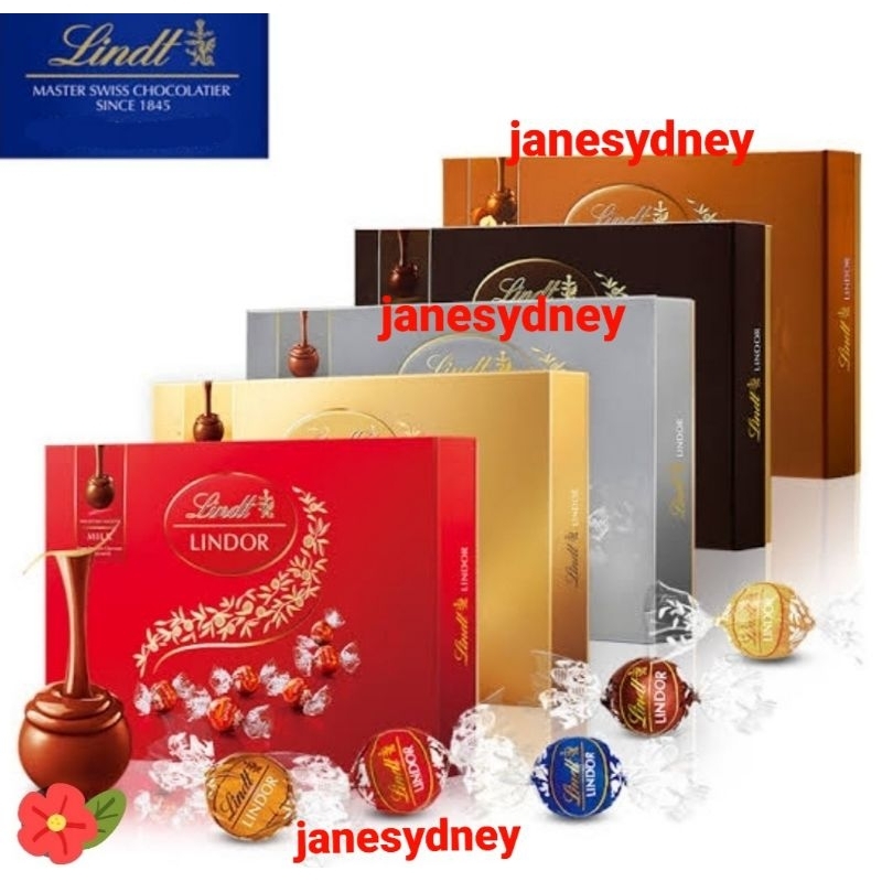 Jual Lindt Lindor Truffle Chocolate Gift Box 235g Milk / Dark ...
