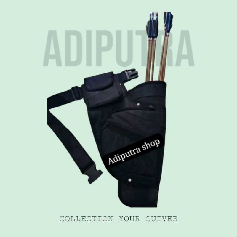 Jual Quiver Panah Pinggang High Quality Hitam - Polos | Shopee Indonesia