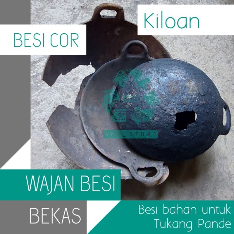 Jual WAJAN BESI COR / WAJAN BESI BEKAS /WAJAN BEKAS KILOAN, bahan untuk ...