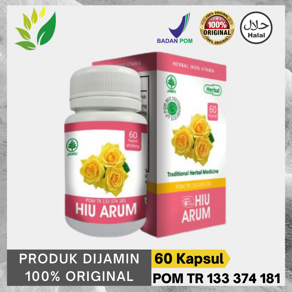 Jual Kapsul HIU Arum Original Obat Penghilang Bau Badan | Mengatasi Bau ...