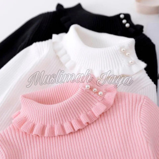 Jual BAJU ATASAN ANAK CEWE RAJUT TERBARU MODEL KOREA MOTIF MUTIARA ...