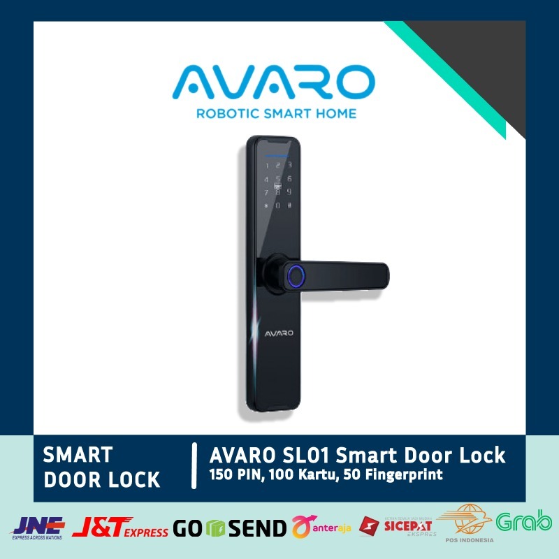 Jual AVARO SL01 Smart Door Lock Kunci Pintu Digital Smart Lock Door Lock | Shopee Indonesia