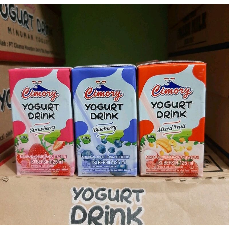 Jual CIMORY YOGURT DRINK // RASA BUAH // 125 ML | Shopee Indonesia