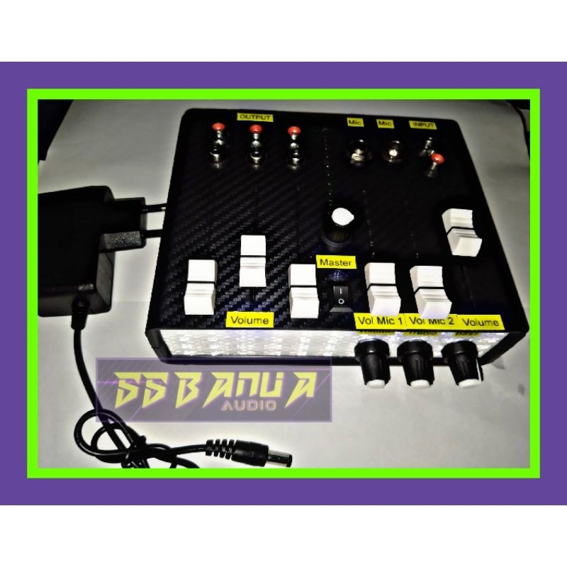 Jual Mixer mini rakitan 3 input 3 output | Shopee Indonesia
