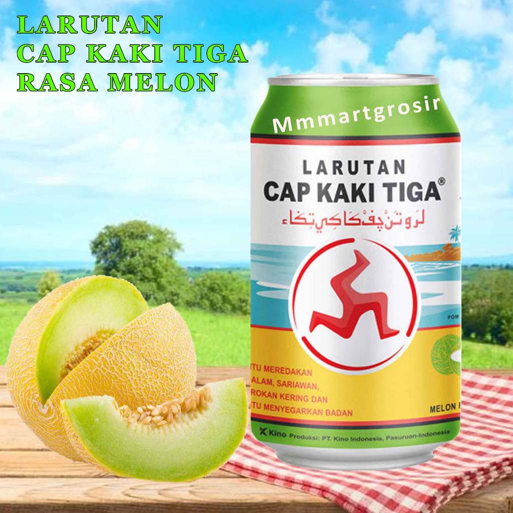 Jual Larutan Cap Kaki Tiga / Minuman Kemasan Kaleng / Minuman Rasa Melon | Shopee Indonesia