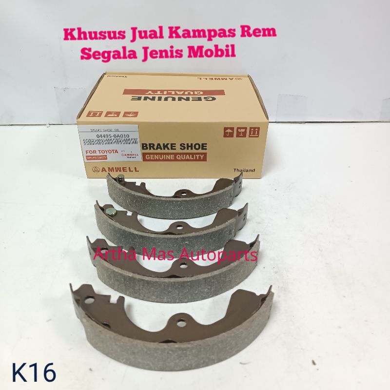 Jual KAMPAS REM BELAKANG BRAKE SHOE SOLUNA | Shopee Indonesia