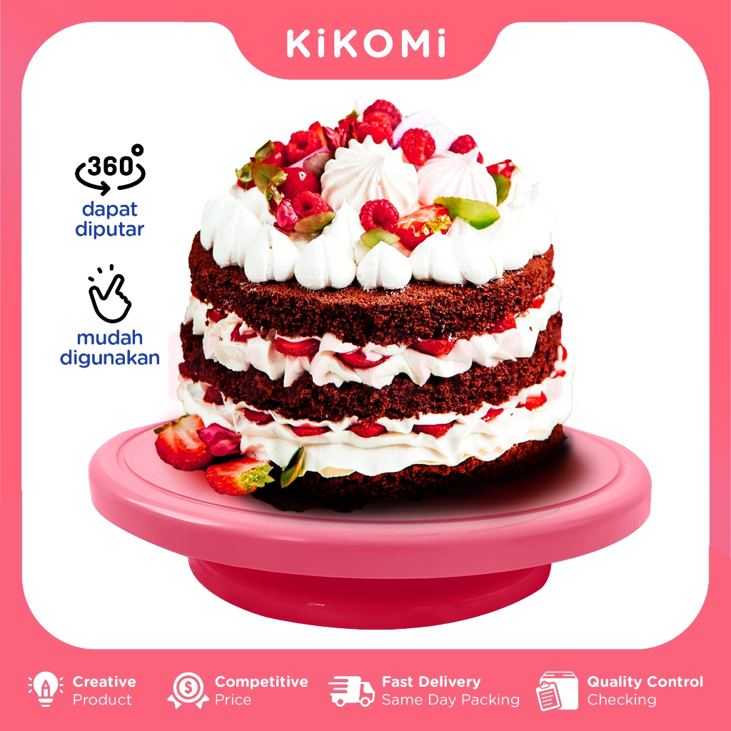 Jual Cake Tray MASPION - Meja Putar Alas Hias Kue KK | Shopee Indonesia